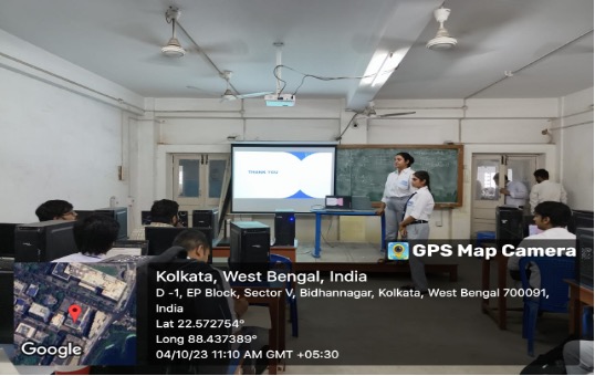 poster presentation competition organised by MCA department - IEM Group